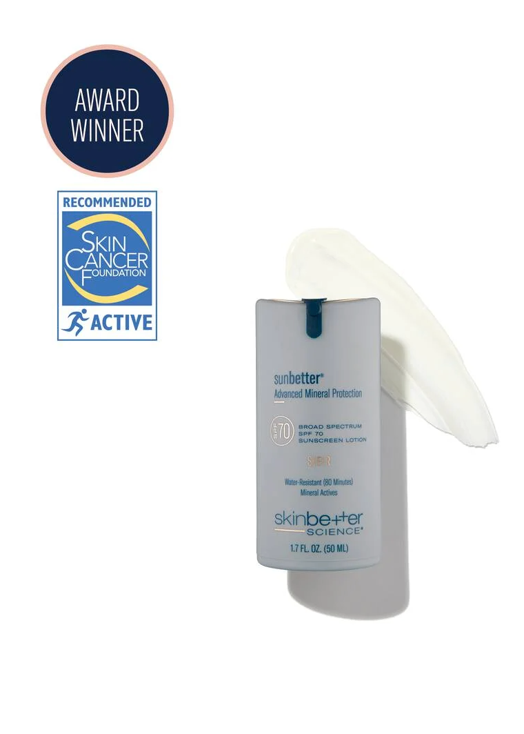 SkinBetter sunbetter® SHEER SPF 70 Sunscreen Lotion – JTN Aesthetics